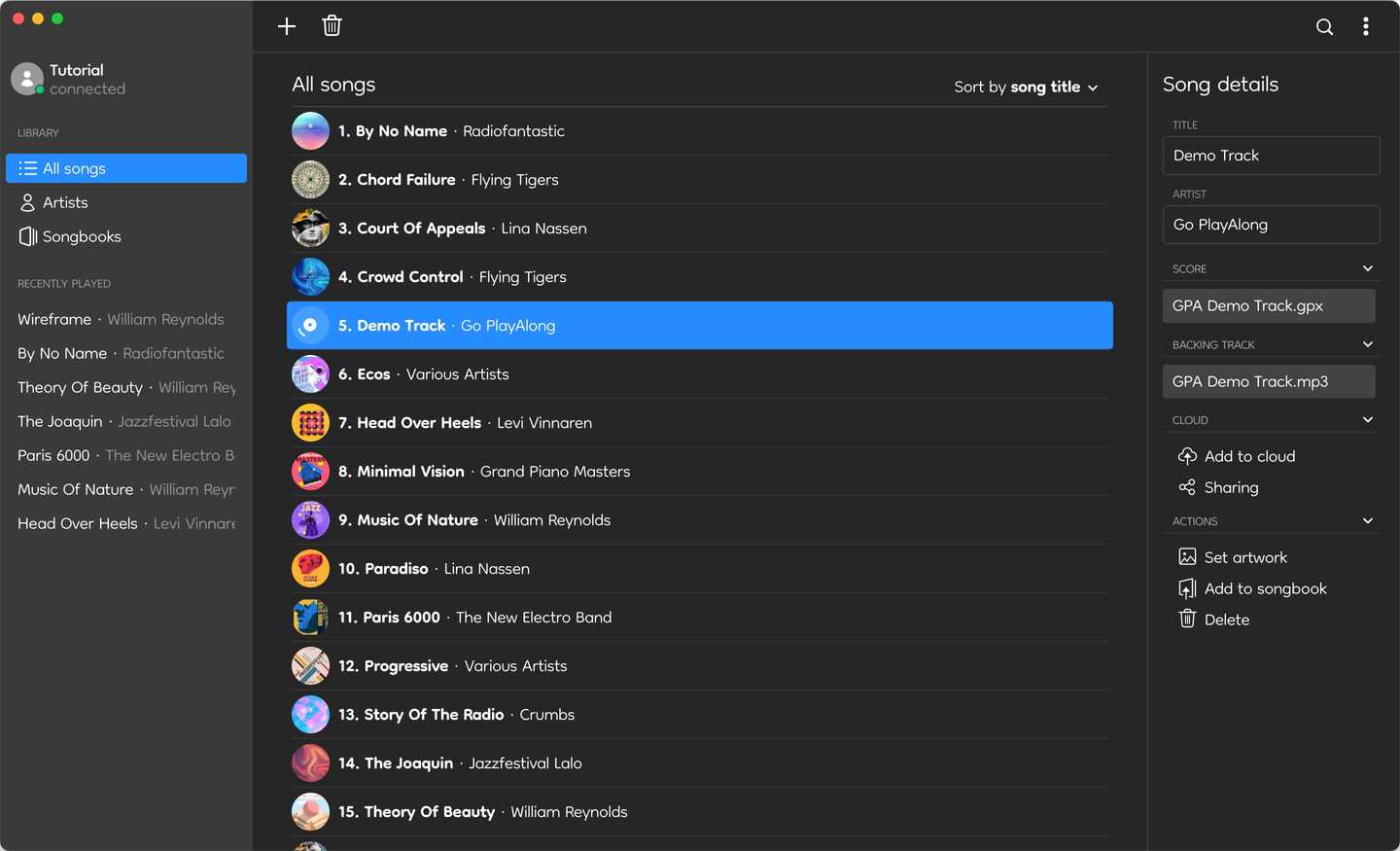 Go PlayAlong Guitar Tab Player