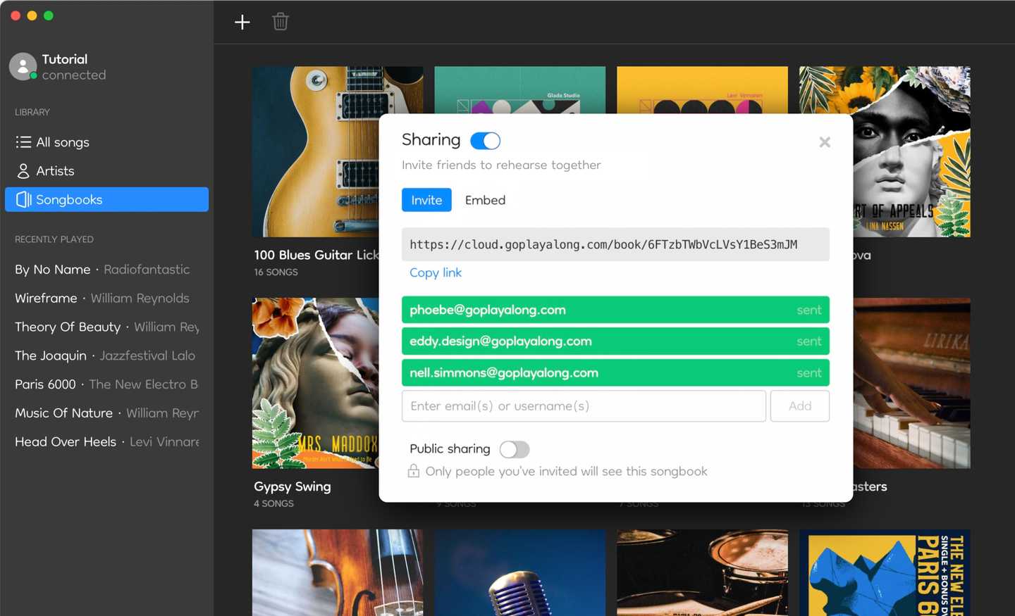 Go PlayAlong Guitar Tab Player
